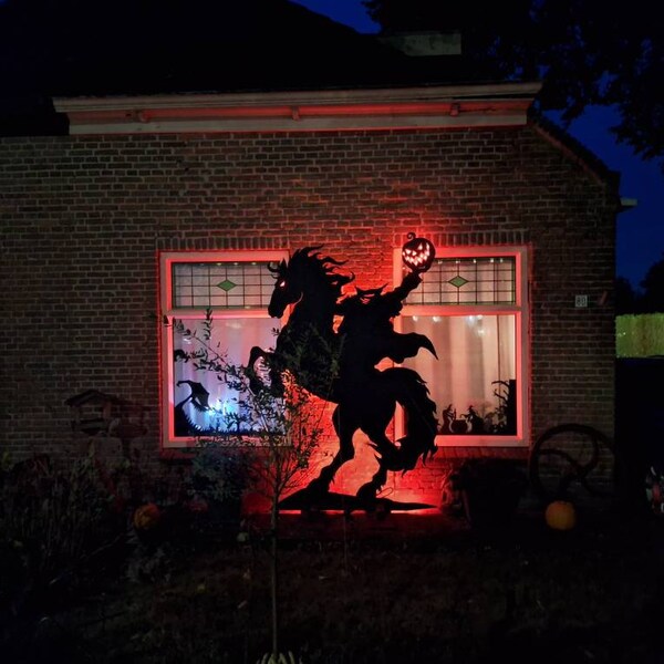 8ft Headless Horseman Template When Made. Printable Trace and Cut ...