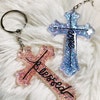 Inspirational Word Cross SVG Cut File, Svg for 3 Inch Cross Key Chain ...