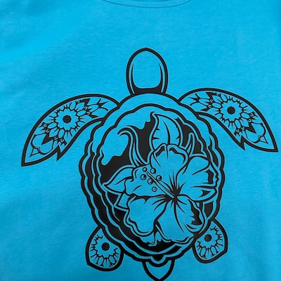 Turtle Hawaiian Svg Sea Turtle Floral Turtle Mandala Turtle Ocean ...