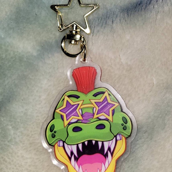 FNAF Security Breach Keychains Glamrock / Shattered Freddy, Monty ...