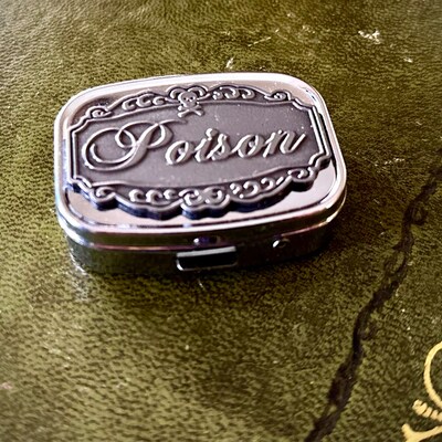 Poison Victorian Pill Box Goth Witchy - Etsy