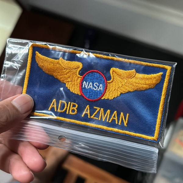 Astronaut Costume Custom Name Embroidered Patch Astronaut Cosplay Iron ...