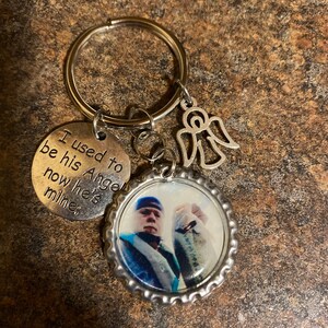 Memorial Keychain Memorial Gift Memorial Keepsake Photo - Etsy