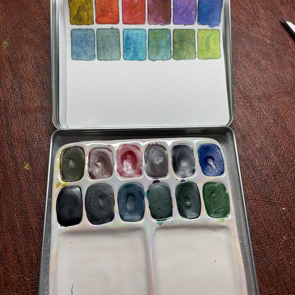 Ceramic Fish Watercolor Palette Handmade Ceramic Palette Mother of ...
