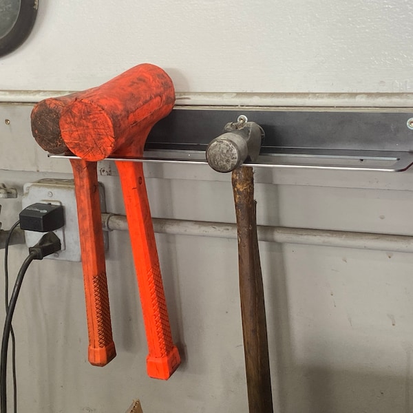 Garage Hammer / Mallet Rack - Tool Organizer - Etsy