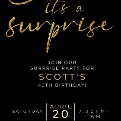 Fifty, 50th, Birthday Invite, Evite, E-invite, Invitation Template ...