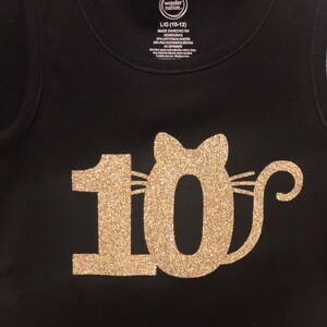 10 Cat SVG | 10th Birthday SVG | Cat SVG | Digital Download | Svg - Etsy