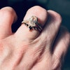 Y O-ring, J K-ring, 925 Sterling Silver Ring, JJK Ring, Anime Ring ...