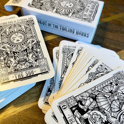 The Tarot of the Toiling Hands 78 Card Tarot Deck by Esme Baker - Etsy