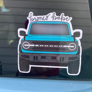 Bronco 2021 Sticker Bronco Babe Bronco Dude Bronco Inspired - Etsy