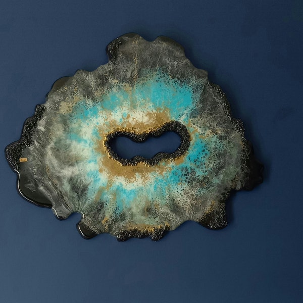 Geode Wall Picture | Wall Painting | Geode Wall | Wall Decor | Abstract ...