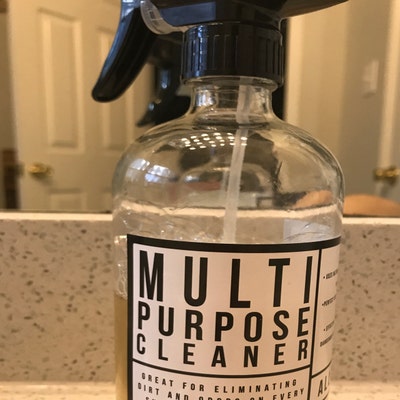 Glass Cleaner Label - Etsy