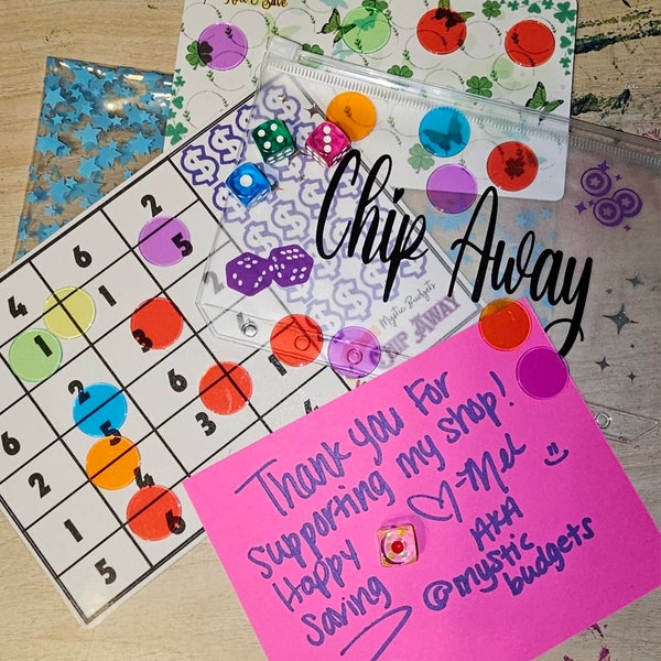 Chip Away Savings Challenge - Etsy