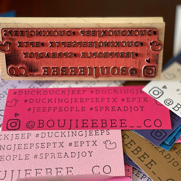 Social Media Stamp | Instagram Stamp | Small Business Stamp | Logo ...