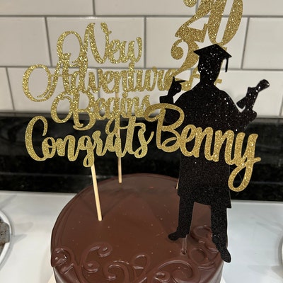 Personalized Graduation Cake Topper Class of 2024, Personalized Cake ...