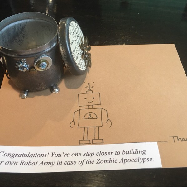 CLOVER the CAFFEINE BOT, Assemblage Art Recycled Robot Sculpture - Etsy