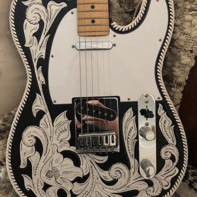 Fender USA Telecaster American Tele W/custom Hand-tooled Waylon-style ...