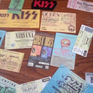 Rare Classic Rock Band or Beatles Concert Tickets and - Etsy