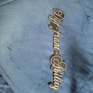 2 Old English Letters for Denim Jackets & Motorcycle - Etsy