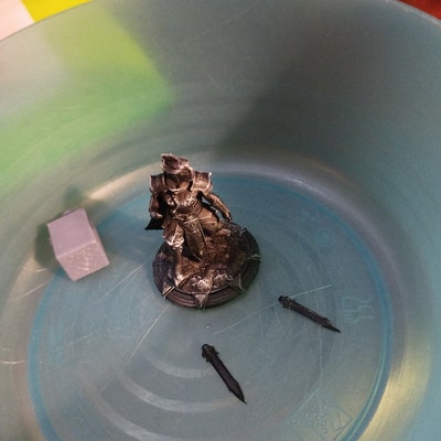 Barbarian King Miniature Warrior King Mini Dungeons and Dragons Mini ...