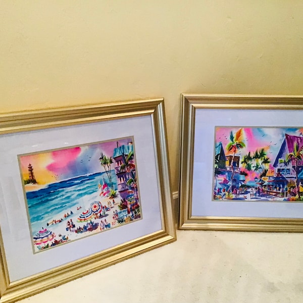 Fort Myers Beach Art, Sanibel Florida Print, Canvas Art, Ellen Negley ...