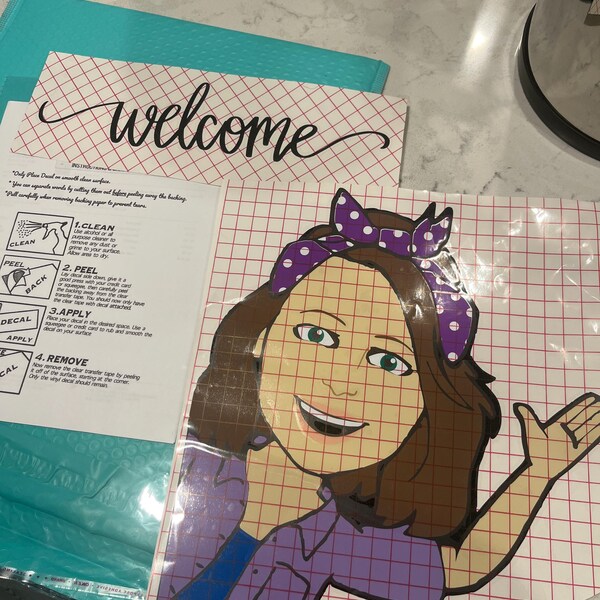 Bitmoji Decal Personalized Decal Teacher Door Decor Etsy