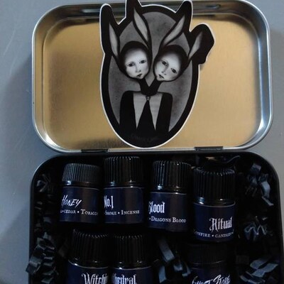 VAMPIRE BLOOD Goth Perfume Oil Alternative Unique Fragrance Mahogany ...