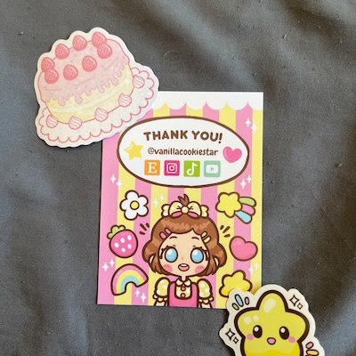 Kawaii Japanese Toy Sticker-cute Rainbow Stars Sticker-kawaii ...