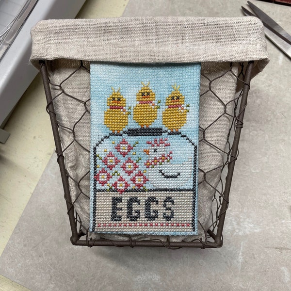 Egg Basket Tiered Tray Tidbit With Bonus Chart - Etsy