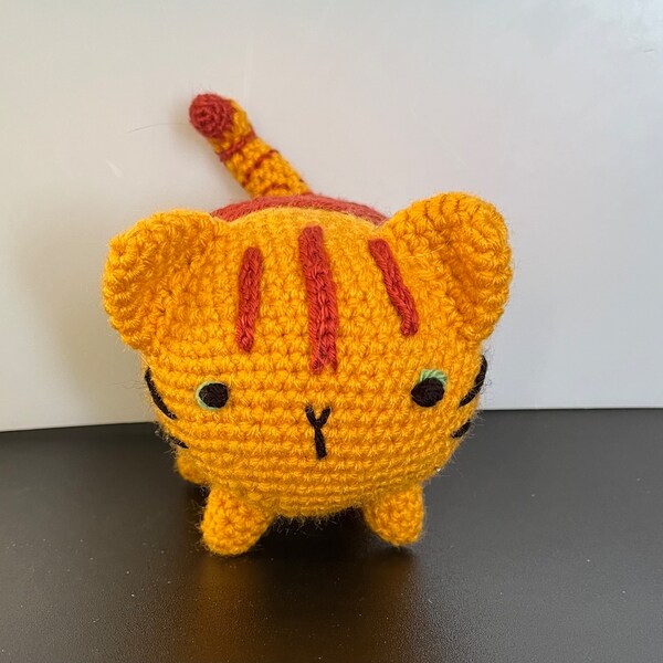 Crochet Pattern - Chibi Cat Tabby - Amigurumi - PDF Digital Download ...