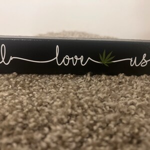 Welcome to Our Joint Marijuana Wood Sign Cannabis Decor - Etsy