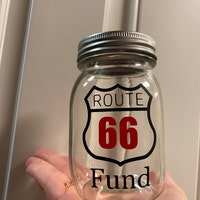 Handmade Driving Lesson Fund Money Saving Jar Piggy Bank Money Box ...