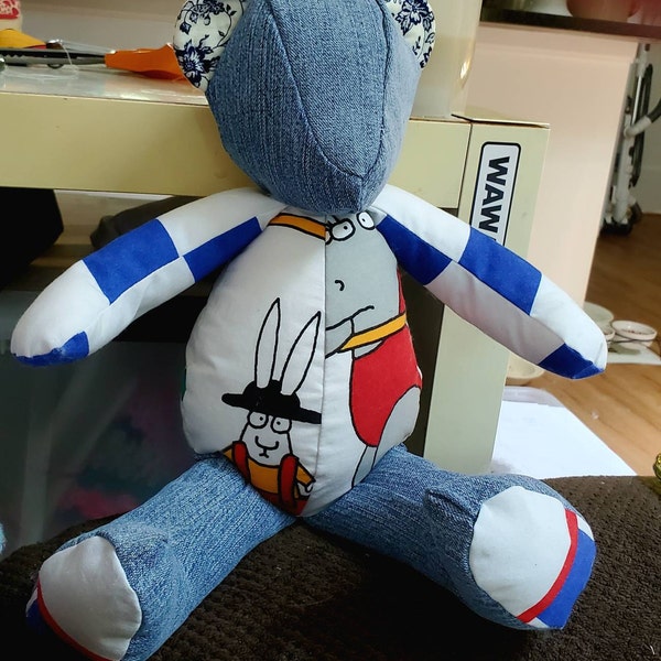 Memory Bear Pattern VIDEO Tutorial All Sizes Included, Keepsake Bear - Etsy