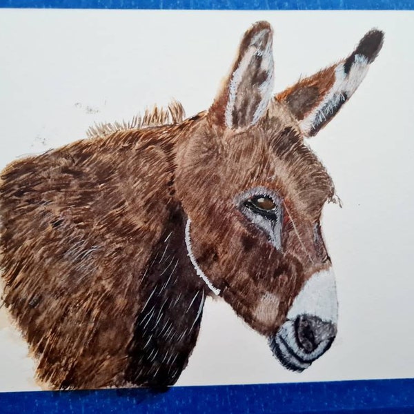 Watercolor Donkey Painting Tutorial: Realistic Illustration (PDF ...