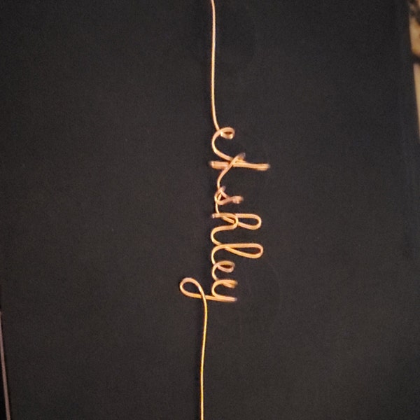 A Custom Wire Bookmark, A Personalized Wire Name Bookmark With Hearts,a ...