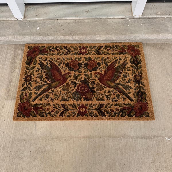 Aztec Pattern Welcome Mat | Tribal Design Doormat | Boho Entrance Rug ...