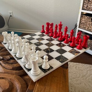 Sovereign Series Brass Metal Luxury Chess Pieces & Board Set - Etsy