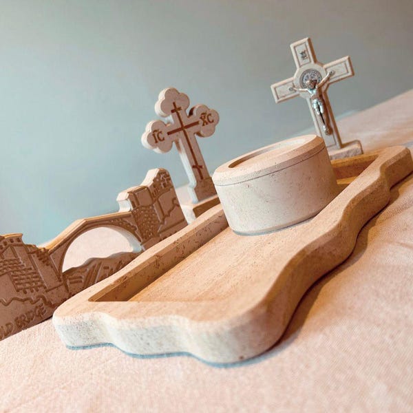 Orthodox Standing Cross, - Made of the Limestone, Religious Gift - Etsy