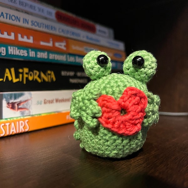 Emotional Support Frog Amigurumi - Crochet PDF Pattern INSTRUCTION ONLY ...