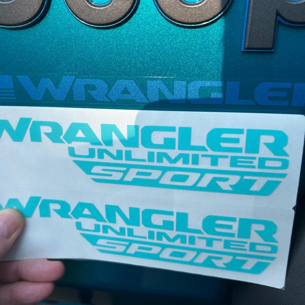 Holographic Crystal Jeep Emblem Sticker Decal, Wrangler JK, TJ, JL ...