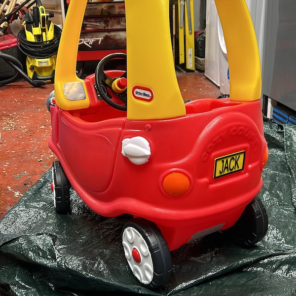 Little Tikes Custom Number Plate | Kids | Toy Car | Personalised | Cozy ...
