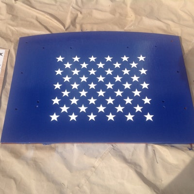 USA Flag / 50 Star's Stencil / Wooden Stencil / Union Stencil /0.5 ...
