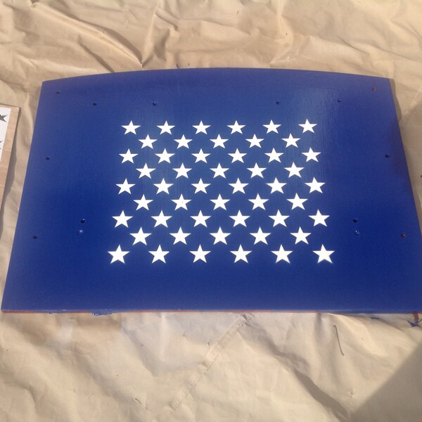 USA Flag / 50 Star's Stencil / Wooden Stencil / Union Stencil /0.5 ...