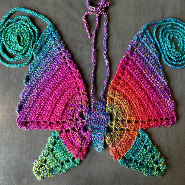 Crochet Butterfly Top Pattern - Etsy
