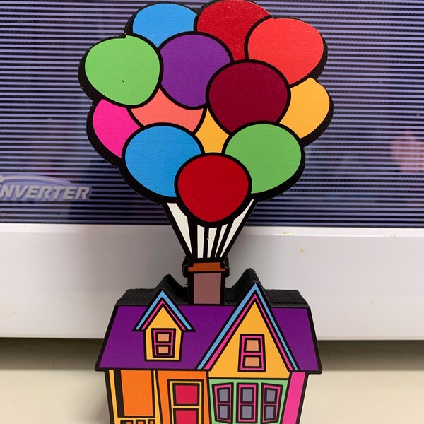 Pixar up Carl and Ellie Self-standing Tray Decor, Russell, Kevin, Grape ...