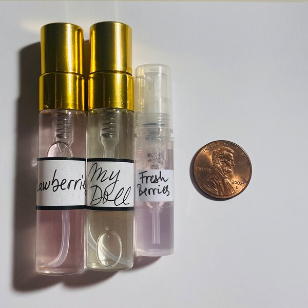 Raspberries Perfume Oil Roll on Fruit Red Berries Rose Pomegranate Gift ...