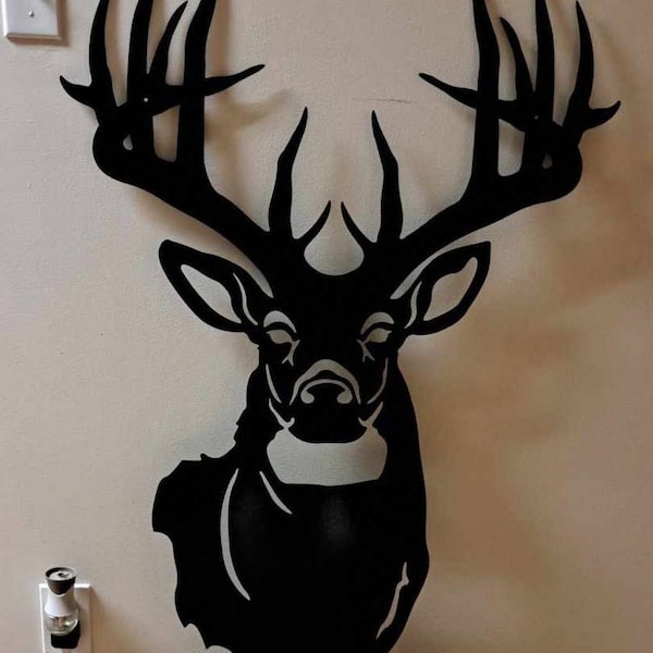 Deer Wall Decor Laser Cut Files / Deer Dxf Svg Files / Deer Plasma Cut ...