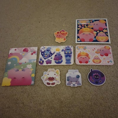 Kuro Stickers Cute Stickers Vinyl Sticker Sheet Japanese - Etsy