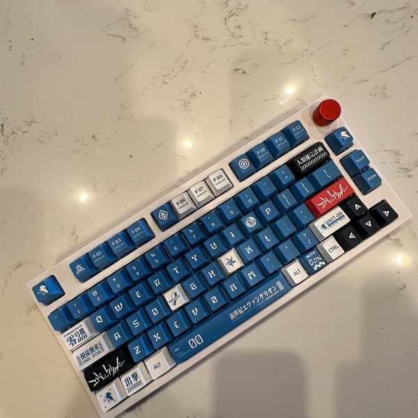 Eva Unit-00 Keycap Set, Cherry Profile, PBT, Cherry MX Stem, Dye-sub ...