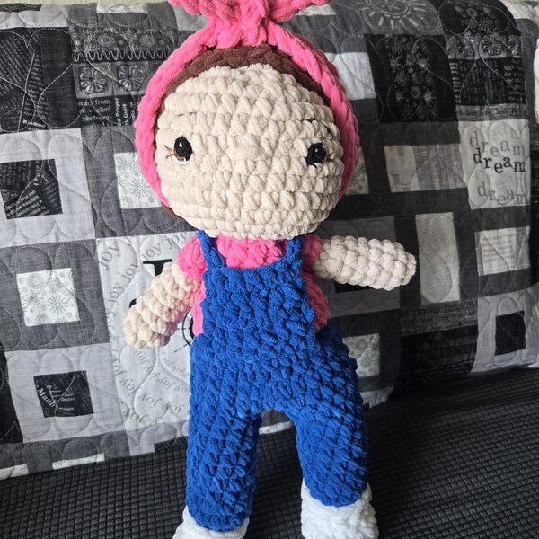 Crochet Ms. Rachel Pattern, Ms. Rachel Doll Pattern, Ms. Rachel Crochet ...